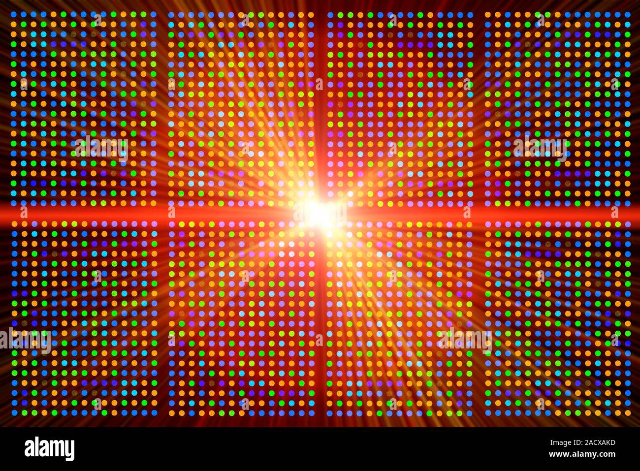 DNA microarray, computer artwork. DNA (deoxyribonucleic acid ...