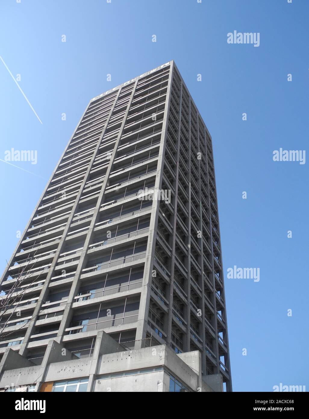 AFE Tower in Frankfurt Stock Photo - Alamy