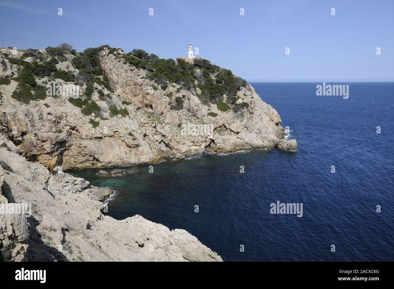 Faro de capdepera at punta de capdepera hi-res stock photography and ...