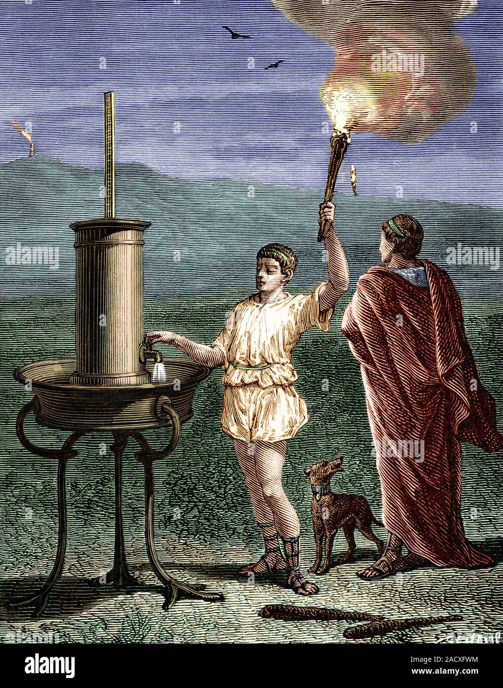 This illustration is based on the description by the 2nd century BC ...