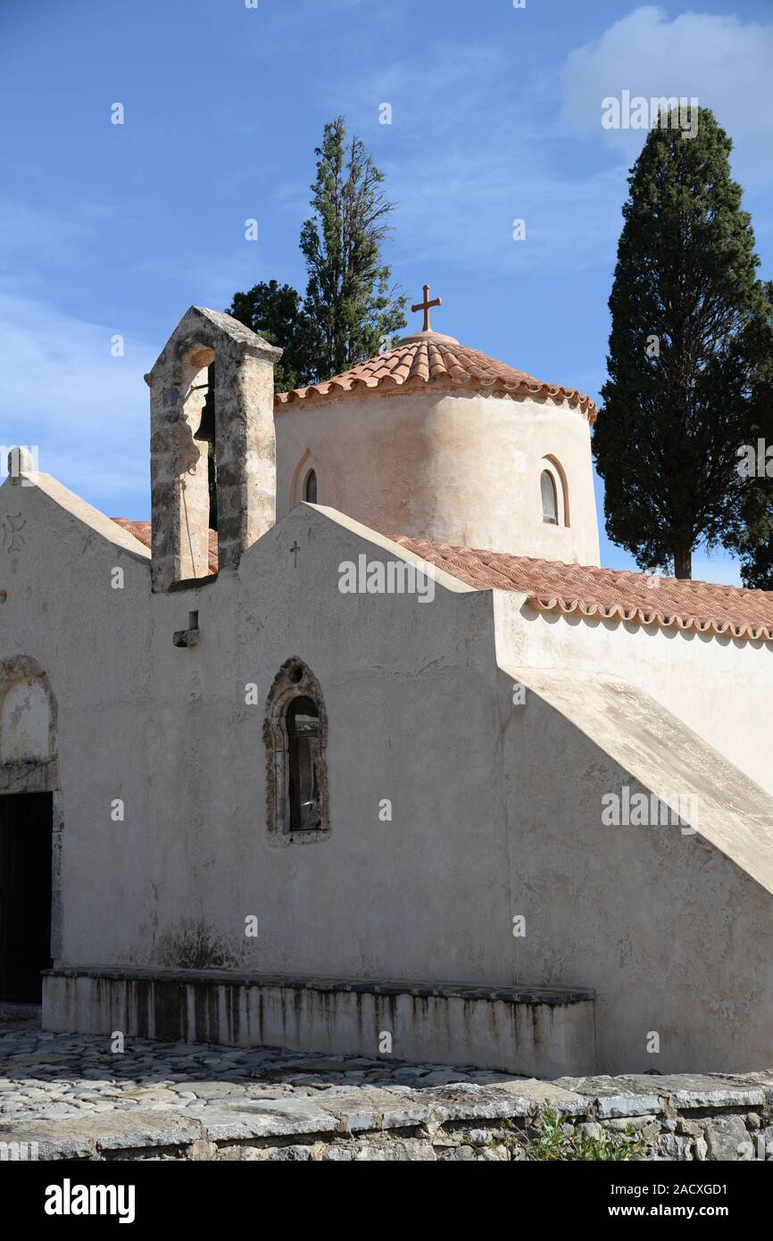 Church Panagia Kera on Crete Stock Photo - Alamy