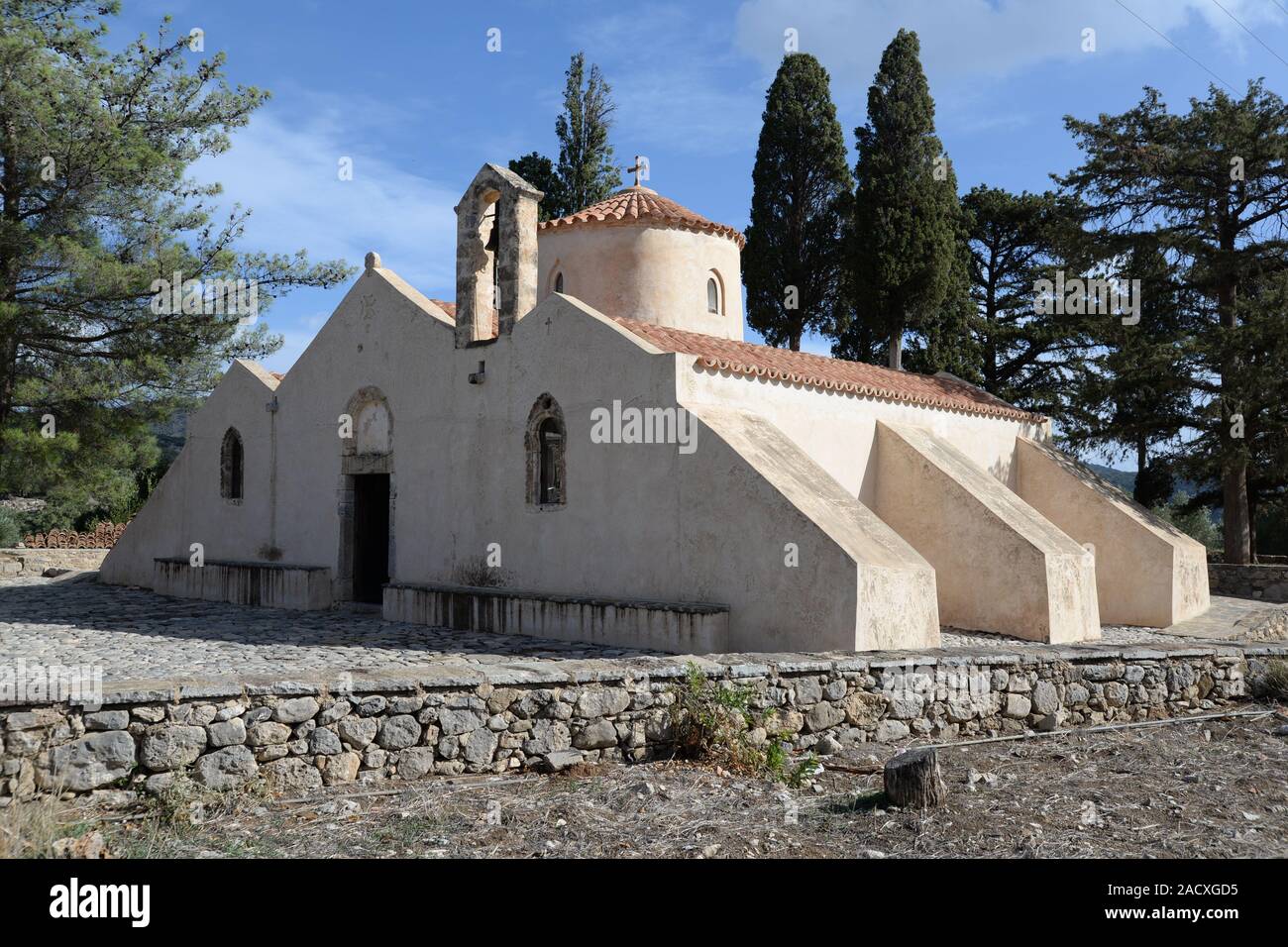 Church Panagia Kera on Crete Stock Photo - Alamy
