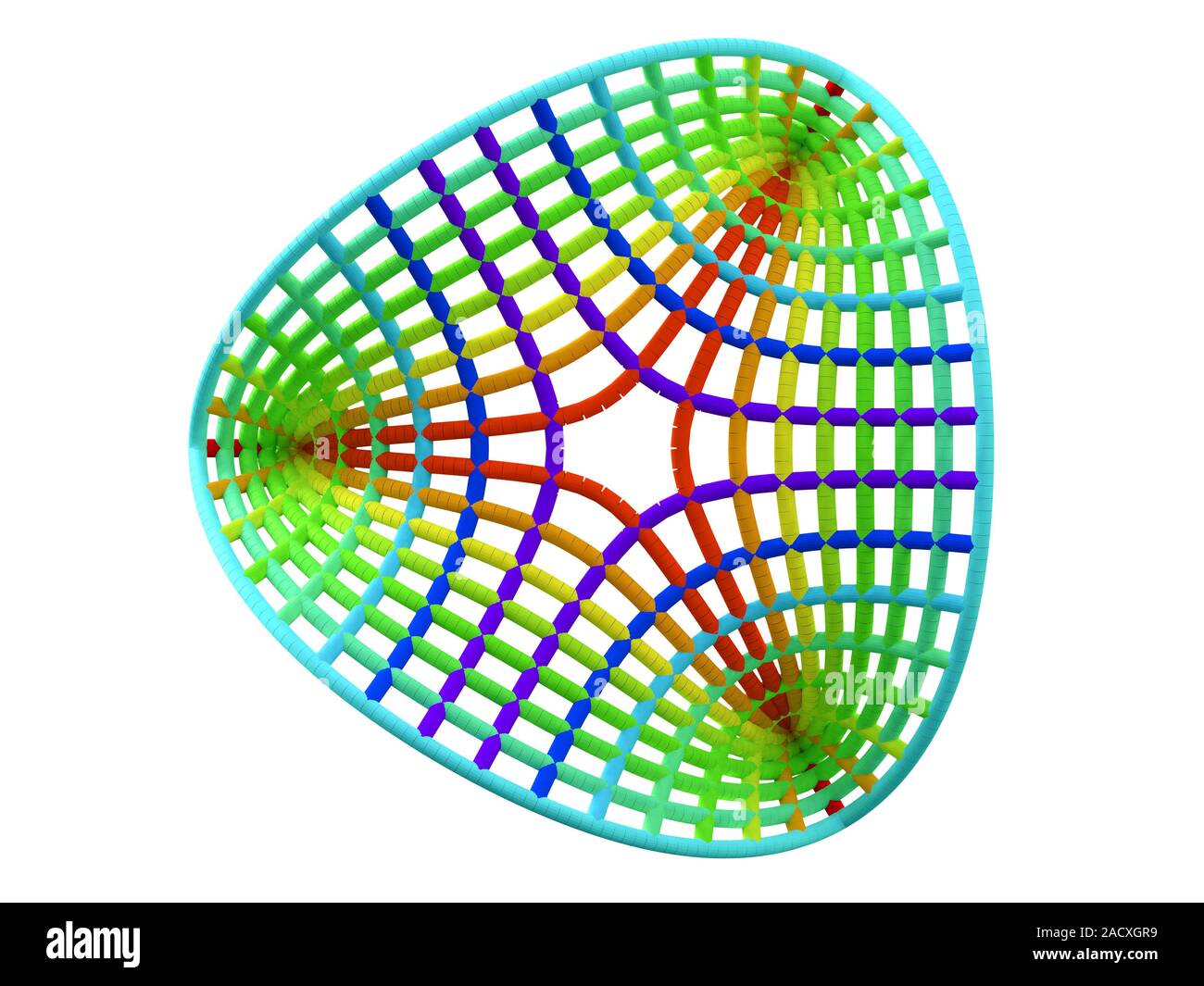 Calabi-yau manifold. Computer artwork of calabi- yau manifold. These ...