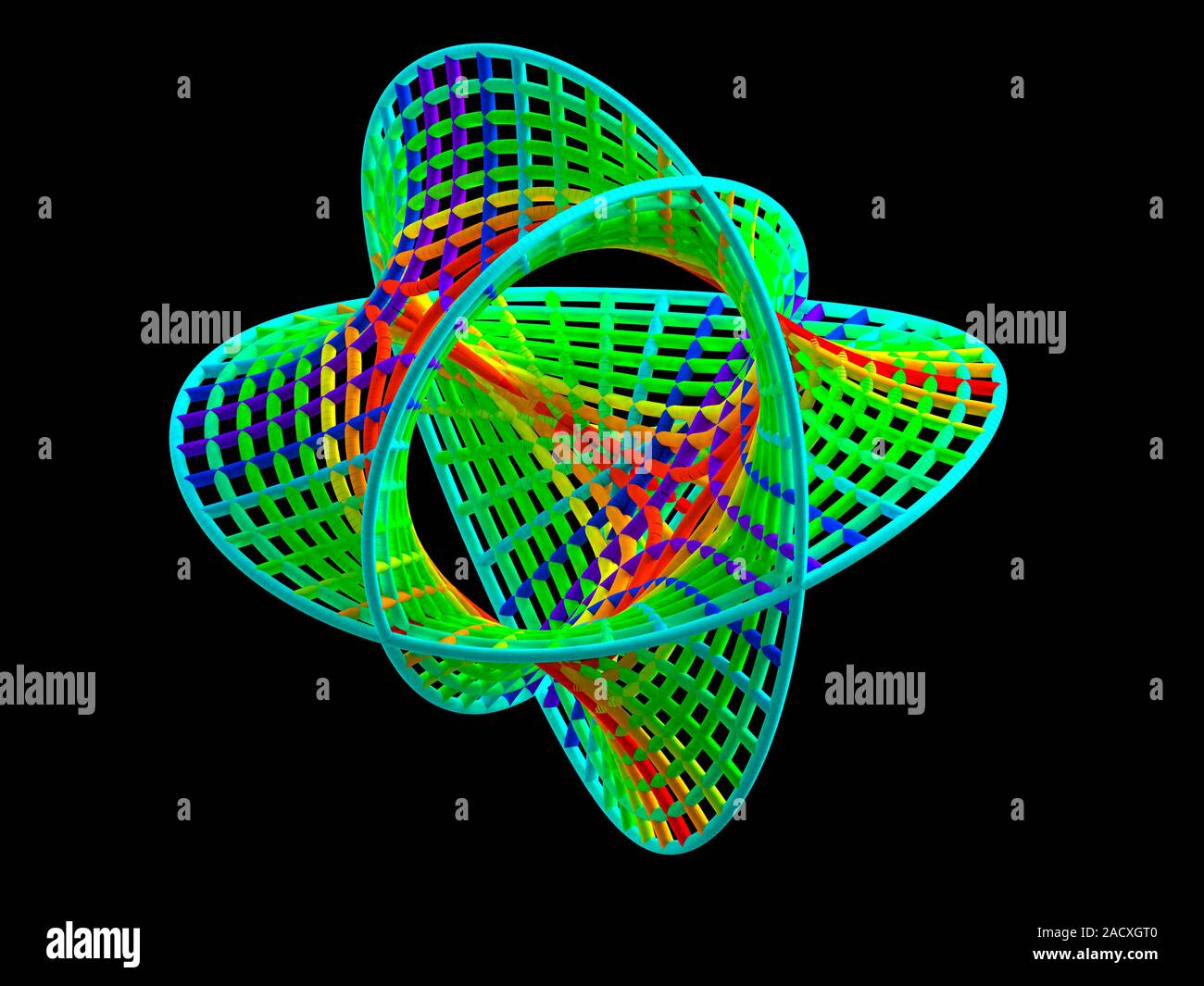 Calabi-yau manifold. Computer artwork of calabi- yau manifold. These ...