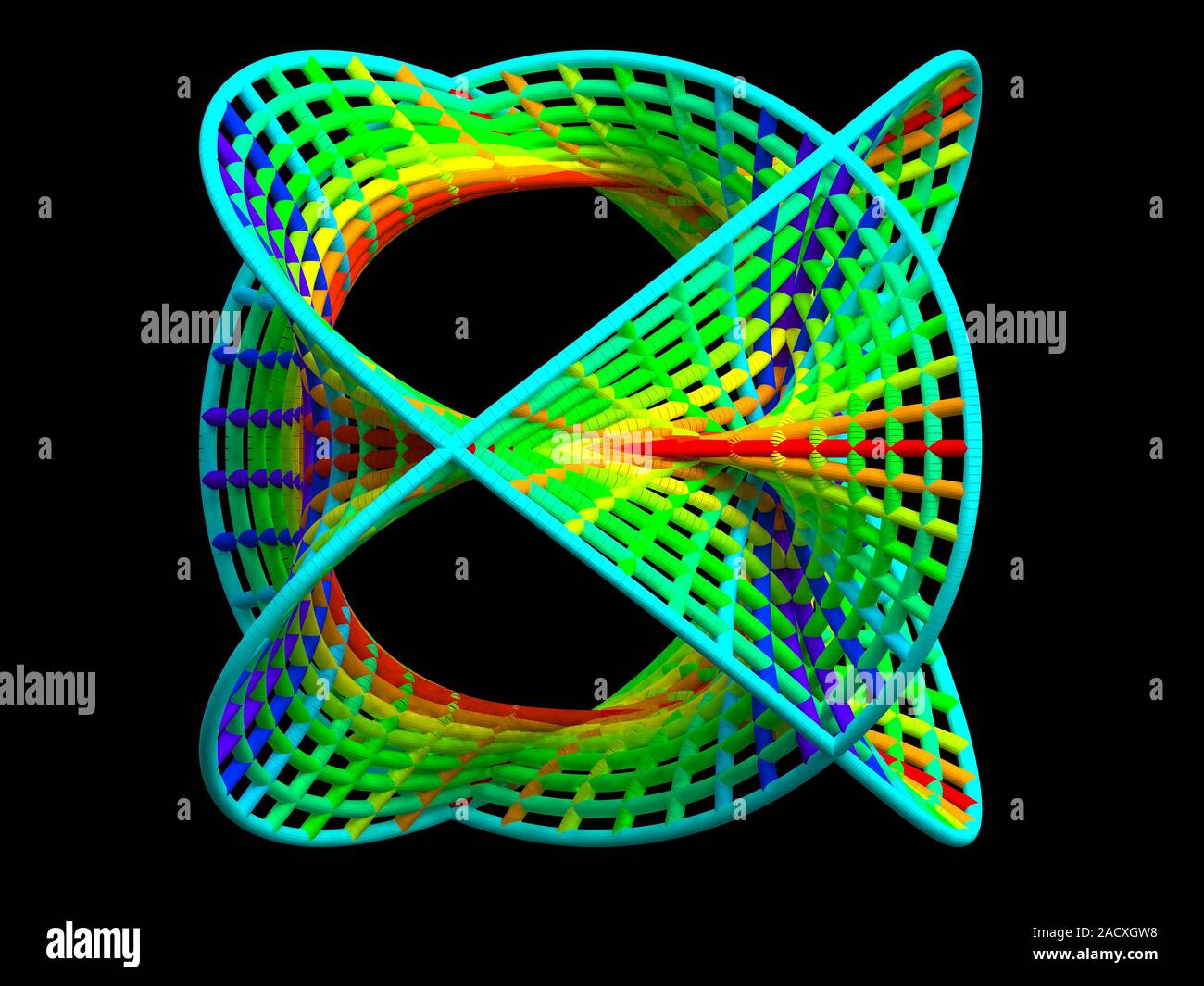 Calabi-yau manifold. Computer artwork of calabi- yau manifold. These ...