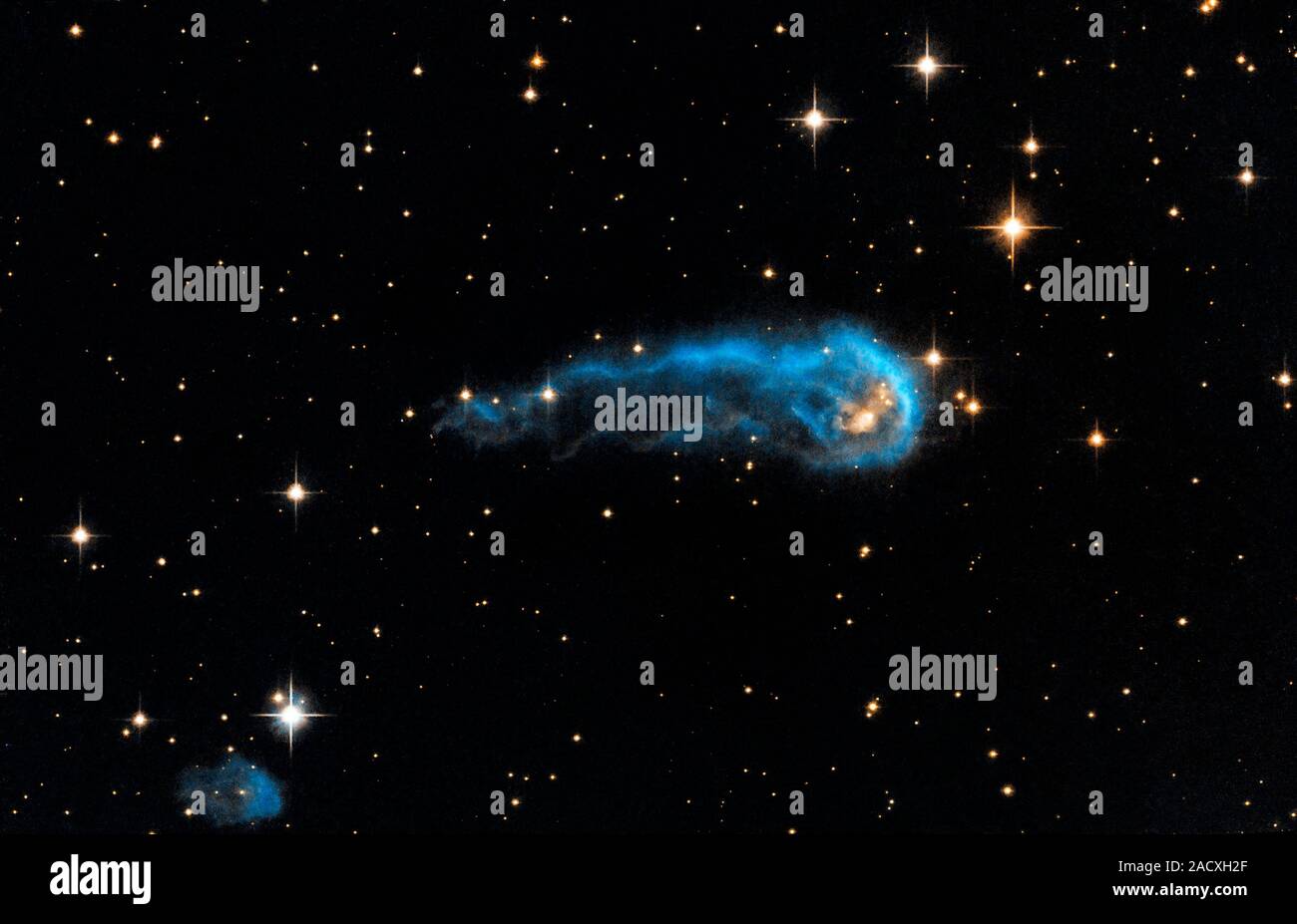 Composite image from the Hubble Space Telescope and the Isaac Newton ...