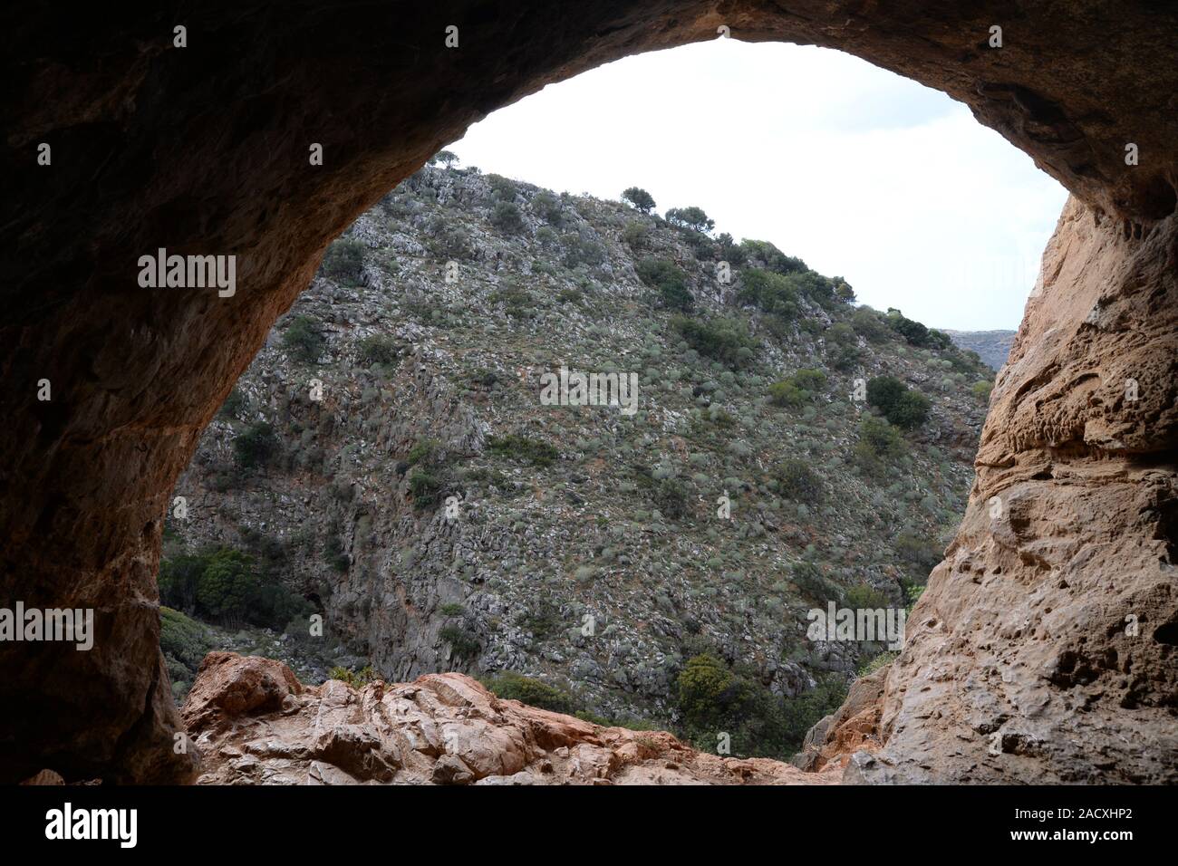 Cave near Milatos, Crete Stock Photo - Alamy