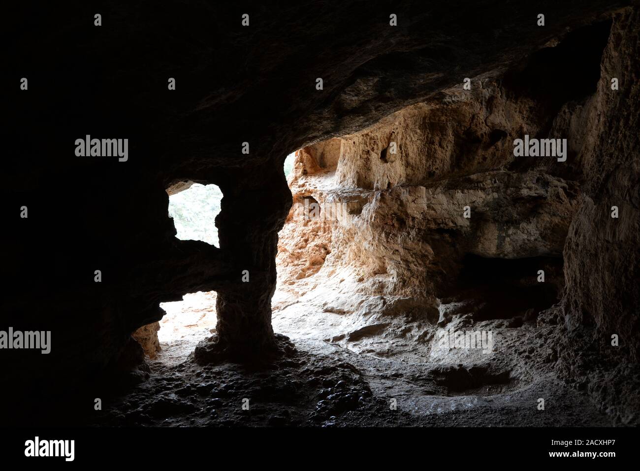 Cave near Milatos, Crete Stock Photo - Alamy