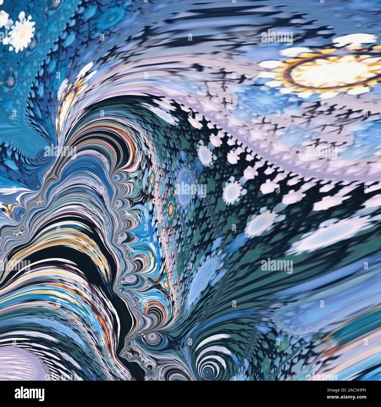 GREEN COLORFUL ABSTRACT PATTERNS Stock Photo - Alamy