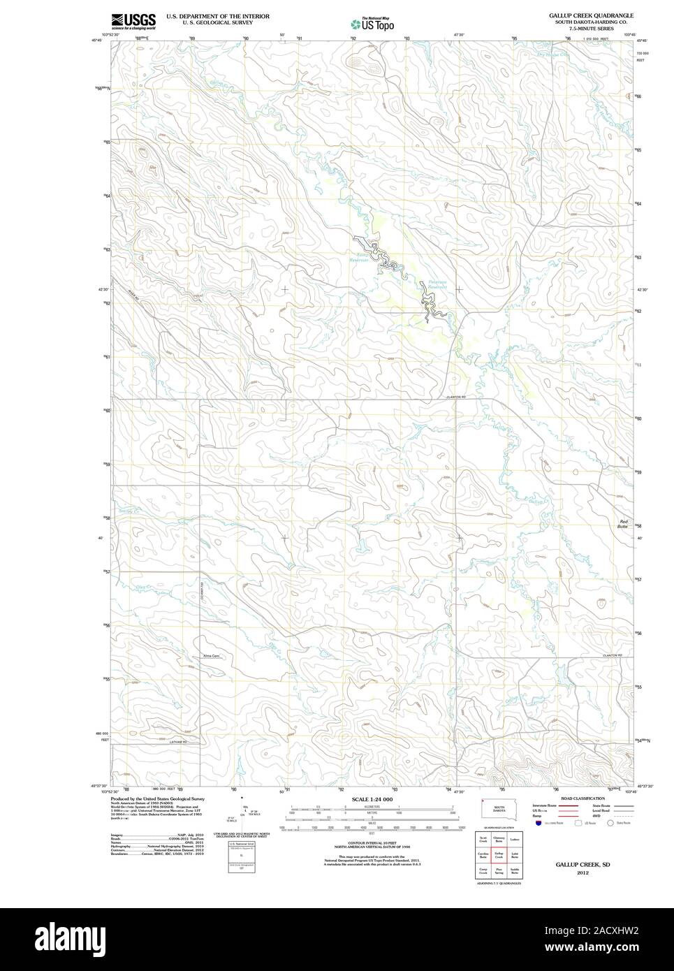 Map of gallup hi-res stock photography and images - Alamy