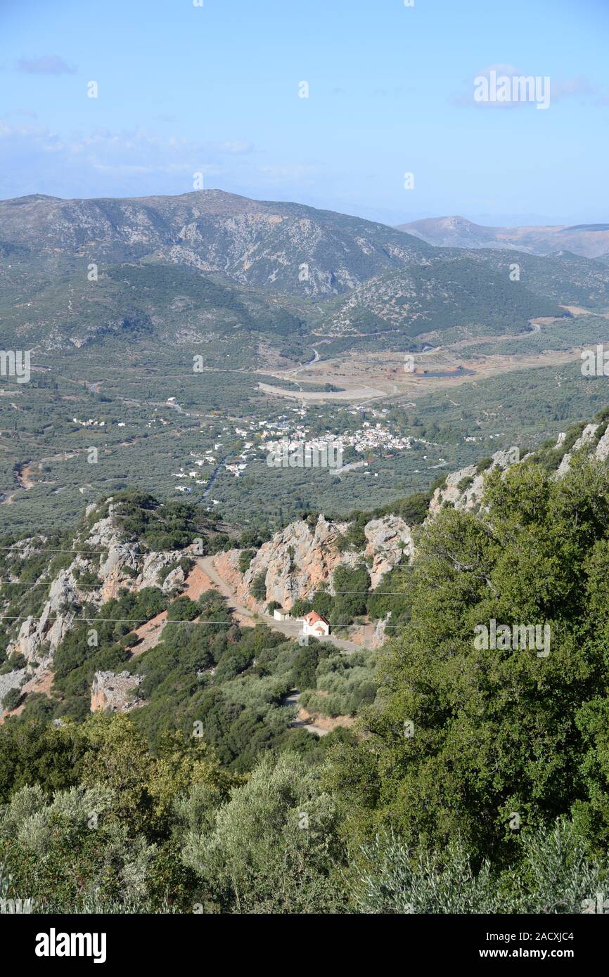 Landscape near Krasi, Crete Stock Photo - Alamy