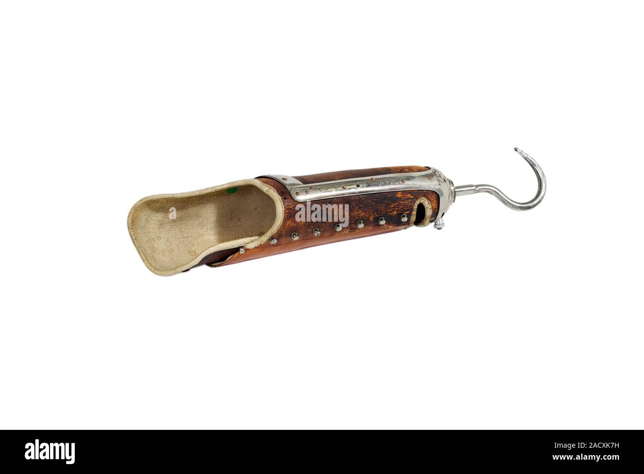 A prosthetic arm with a hook Stock Photo - Alamy