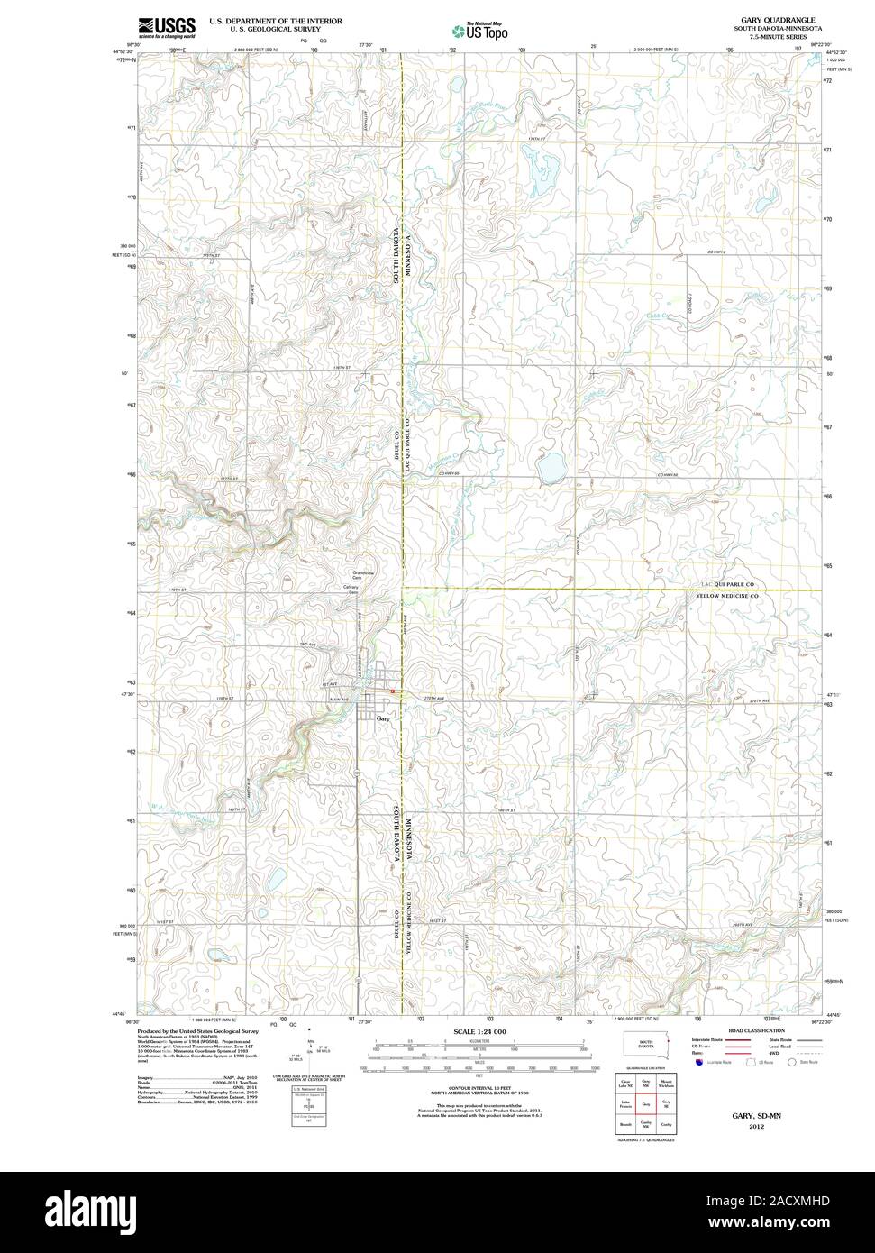 Map of gary Cut Out Stock Images & Pictures - Alamy