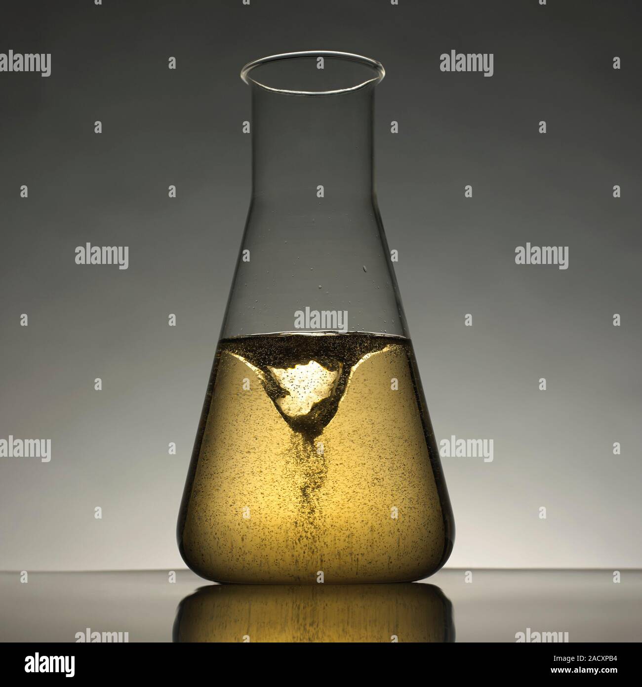 Step two of the Briggs-Rauscher oscillating reaction. This reaction is ...