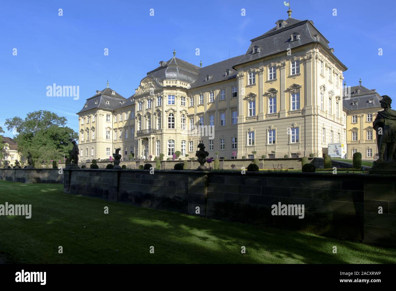 Werneck Castle and Castle Park, Lower Franconia, Bavaria, Germany Stock ...