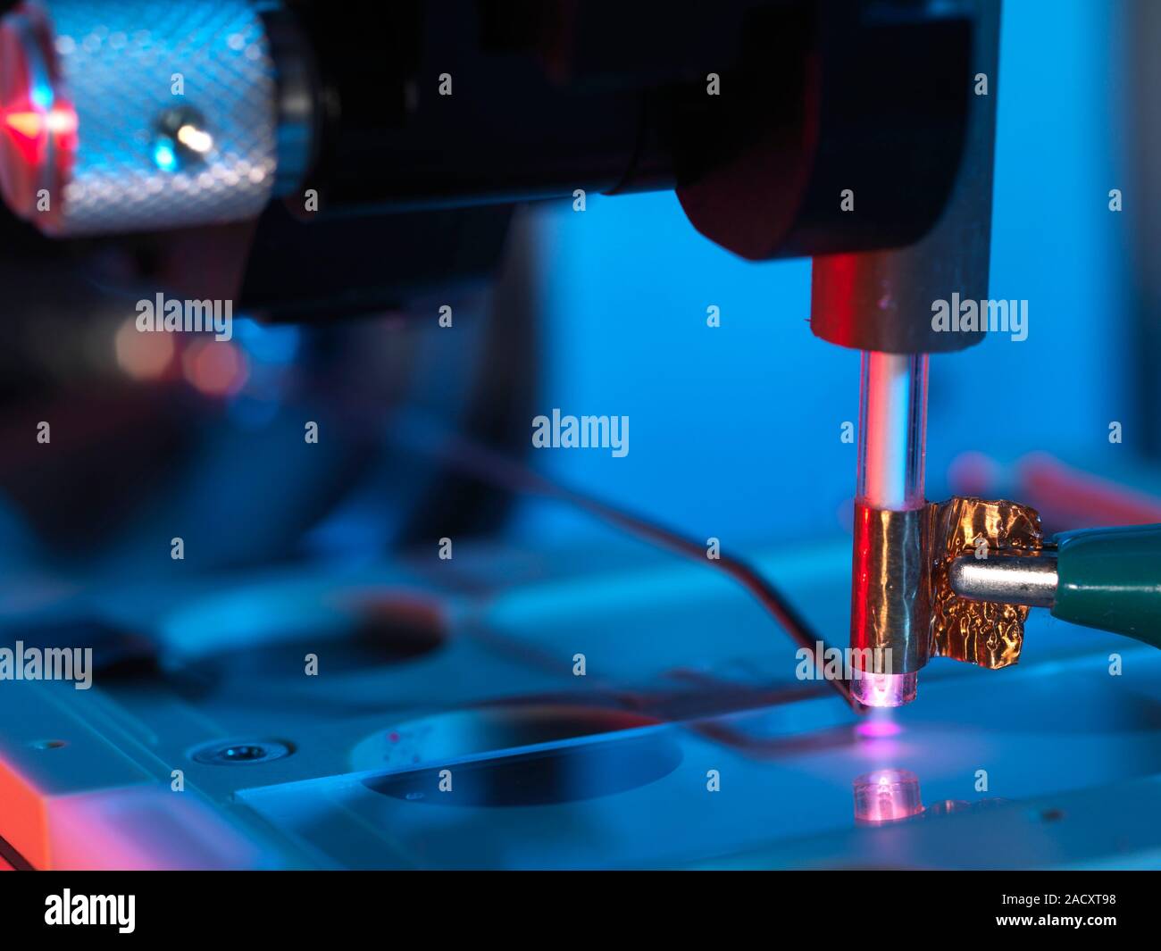 Plasma-assisted desorption ionisation (PADI) probe. This is a technique ...