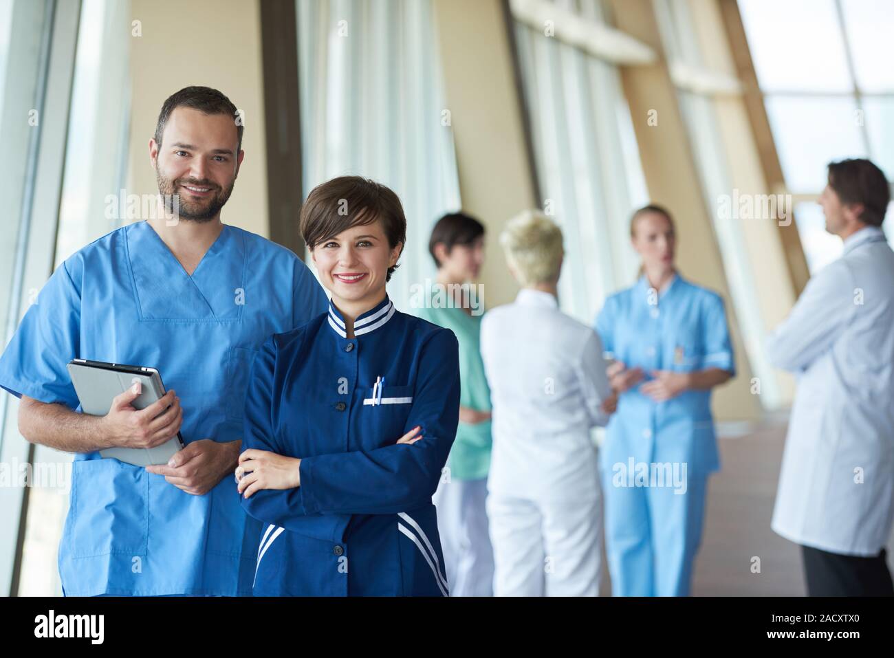 group of medical staff at hospital Stock Photo - Alamy