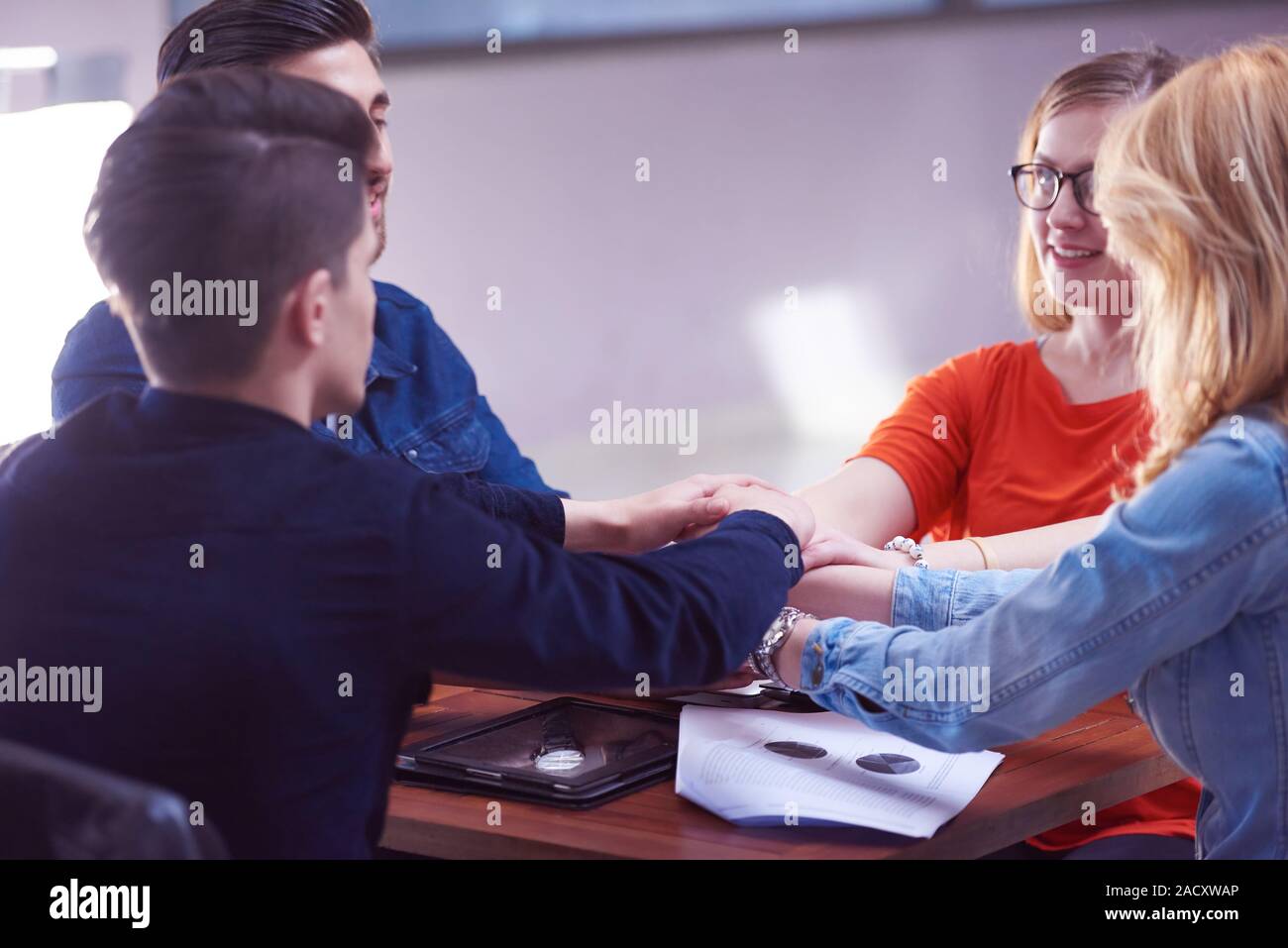 happy students celebrate Stock Photo - Alamy