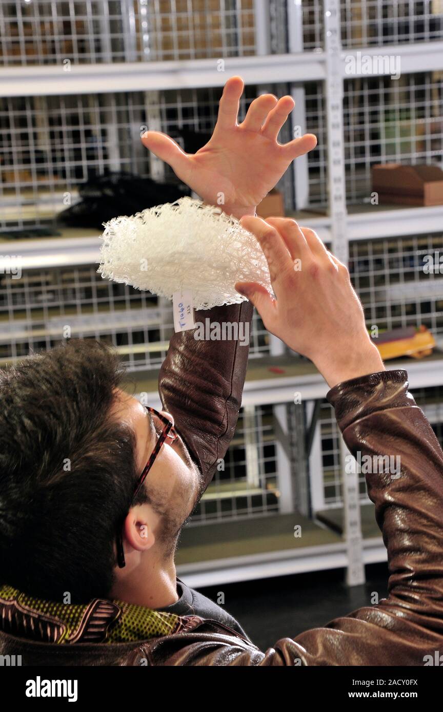 Sensory technology research. Sensory researcher recording and ...