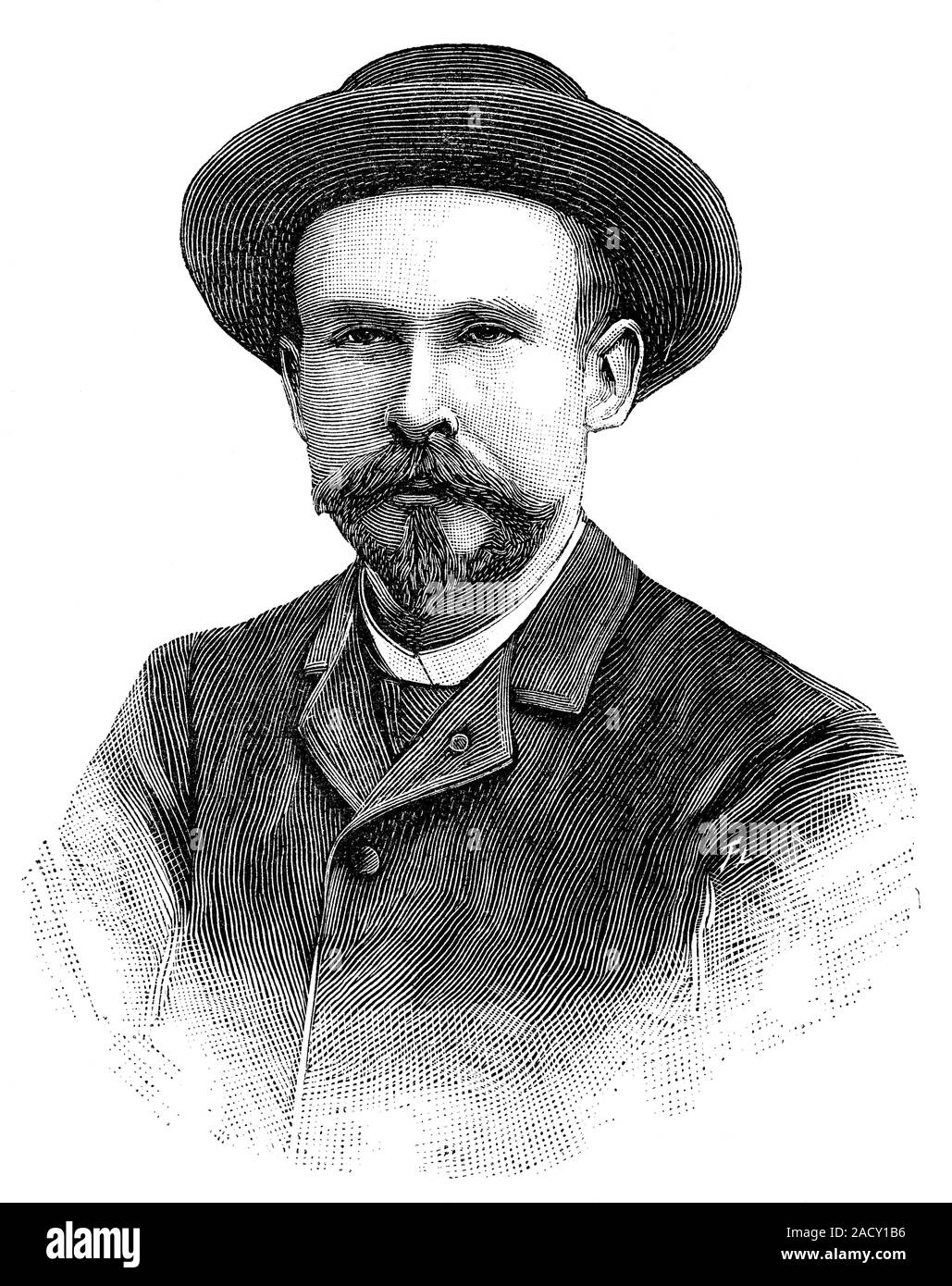 Pierre Paul Emile Roux (1853-1933), French physician, bacteriologist ...