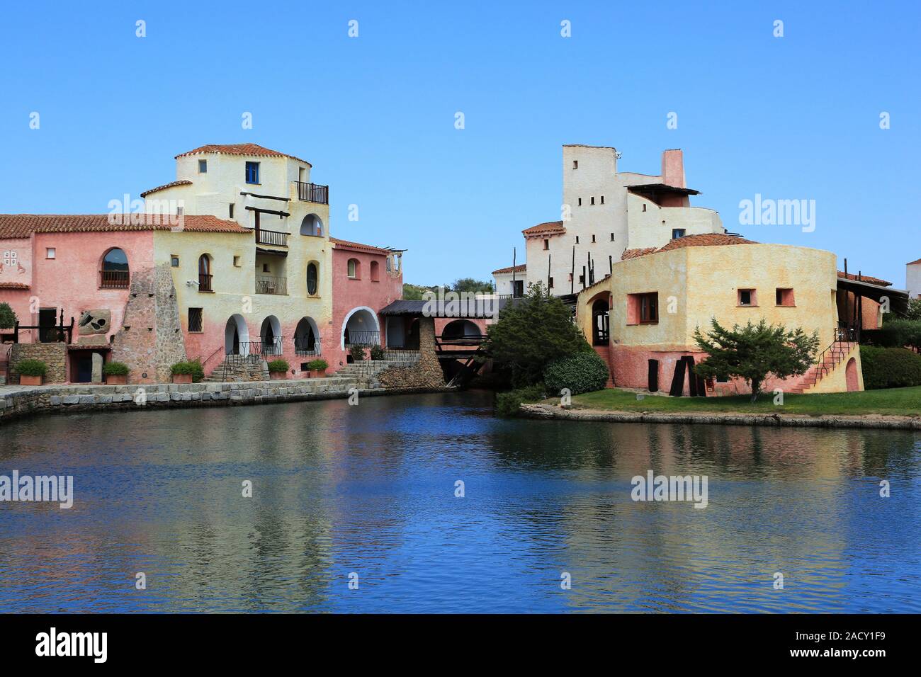 Luxus Hotel Cala di Volpe an der Costa Smeralda in Sardinien Stock ...