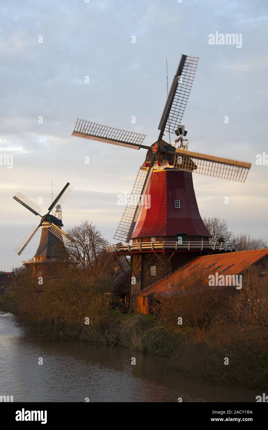Windmill / Greetsiel |Windmuehle / Greetsiel Stock Photo - Alamy