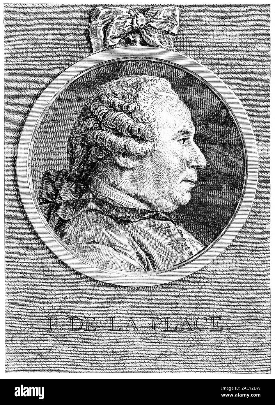 Pierre-Simon Laplace (1749-1827). Historical portrait of the French ...