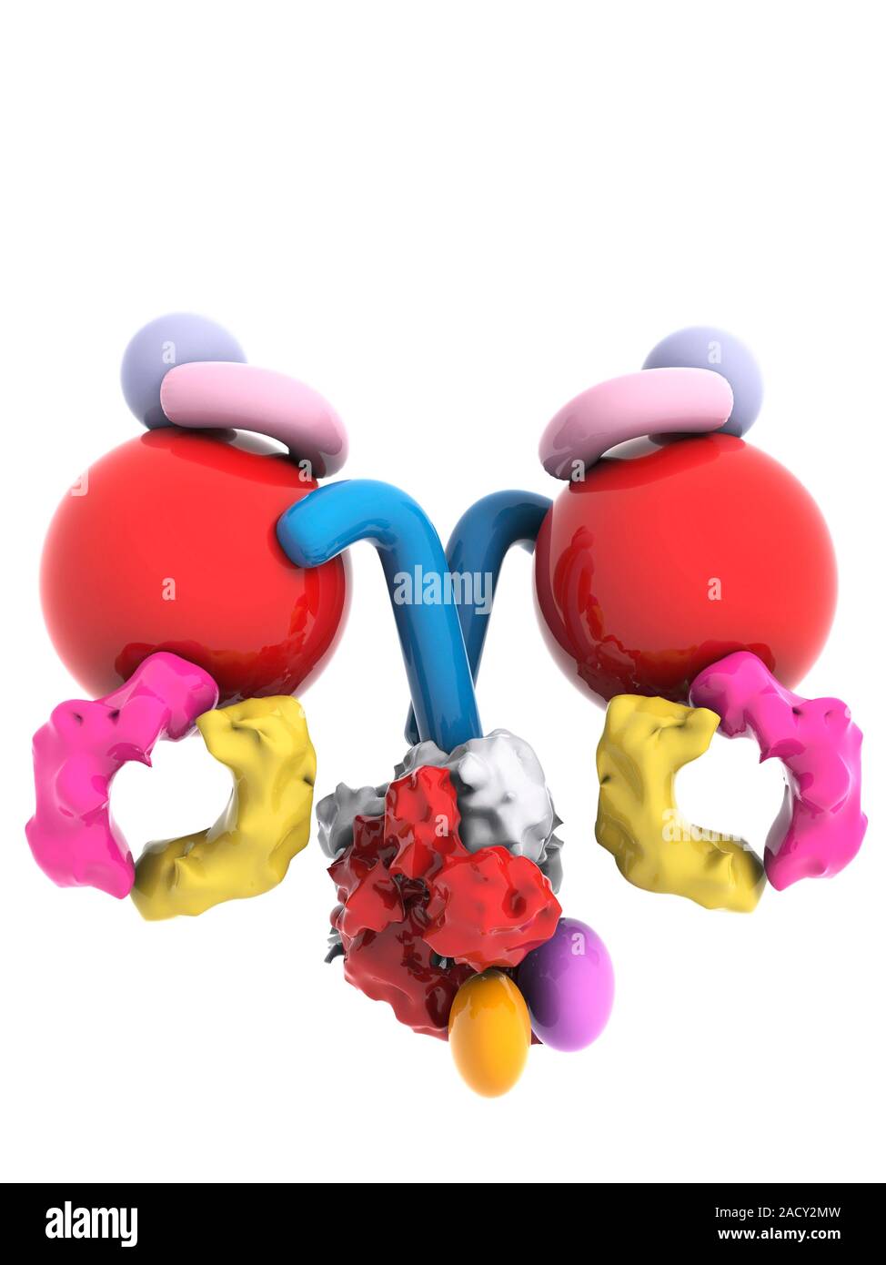 DNA polymerase III holoenzyme. Graphic representation of the complete ...
