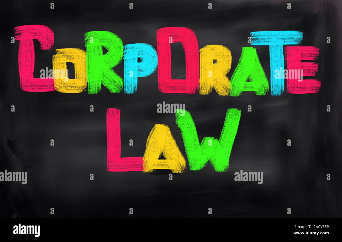 Corporate Law Concept Stock Photo - Alamy