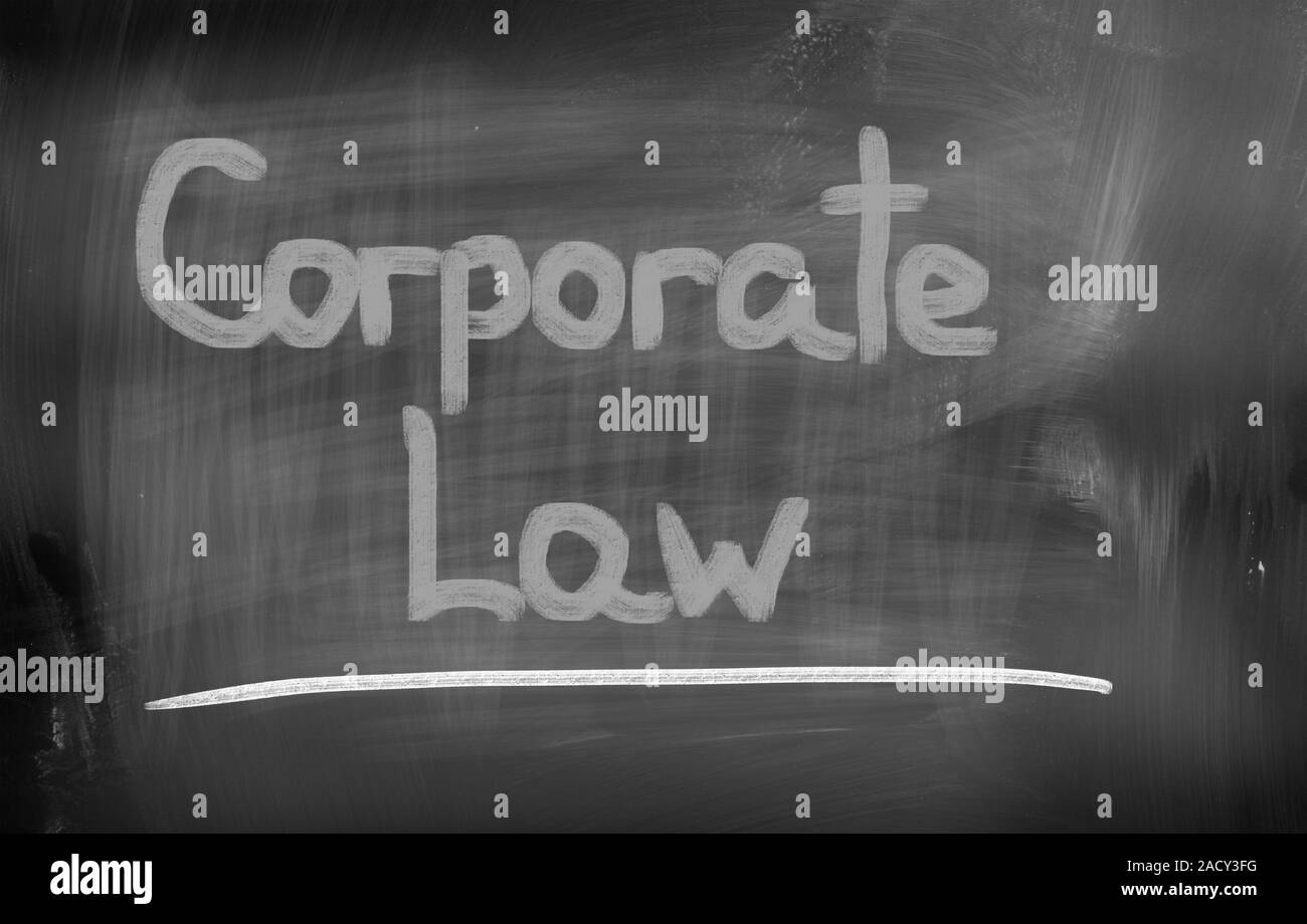 Corporate Law Concept Stock Photo - Alamy