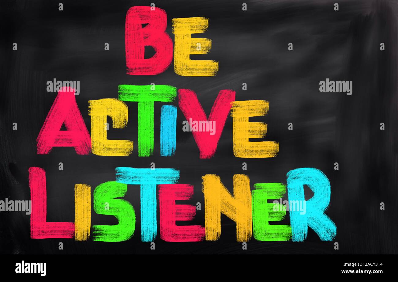 Attentive listener hi-res stock photography and images - Alamy