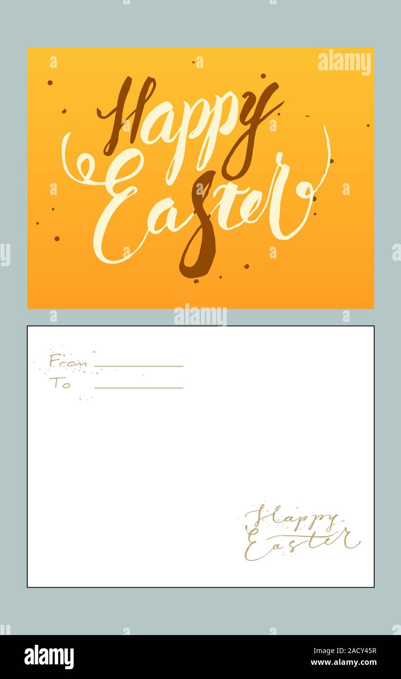 Easter greetings card Stock Photo - Alamy