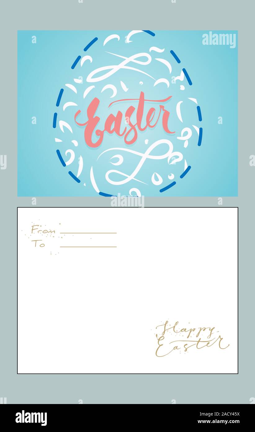 Easter greetings card Stock Photo - Alamy