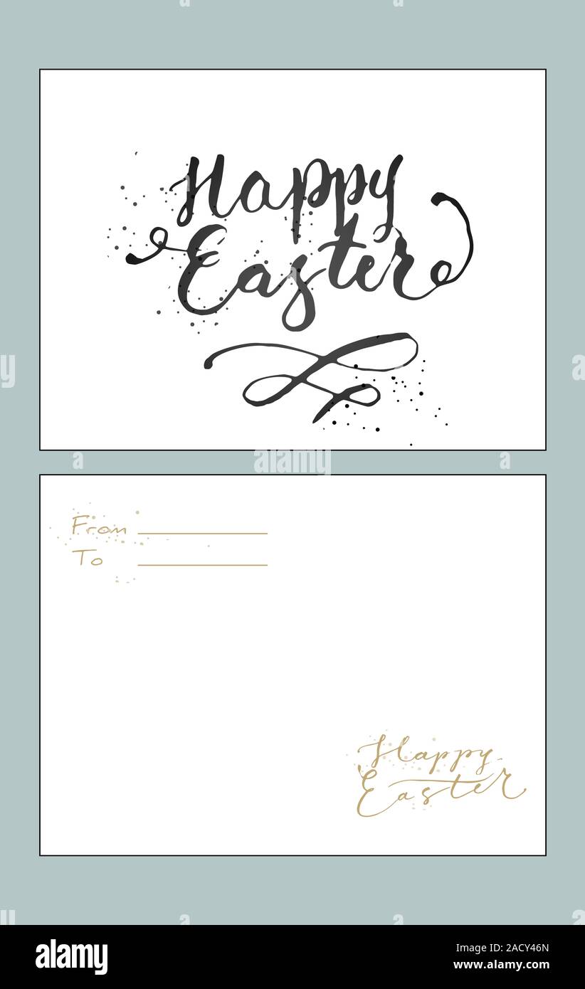 Easter greetings card Stock Photo - Alamy