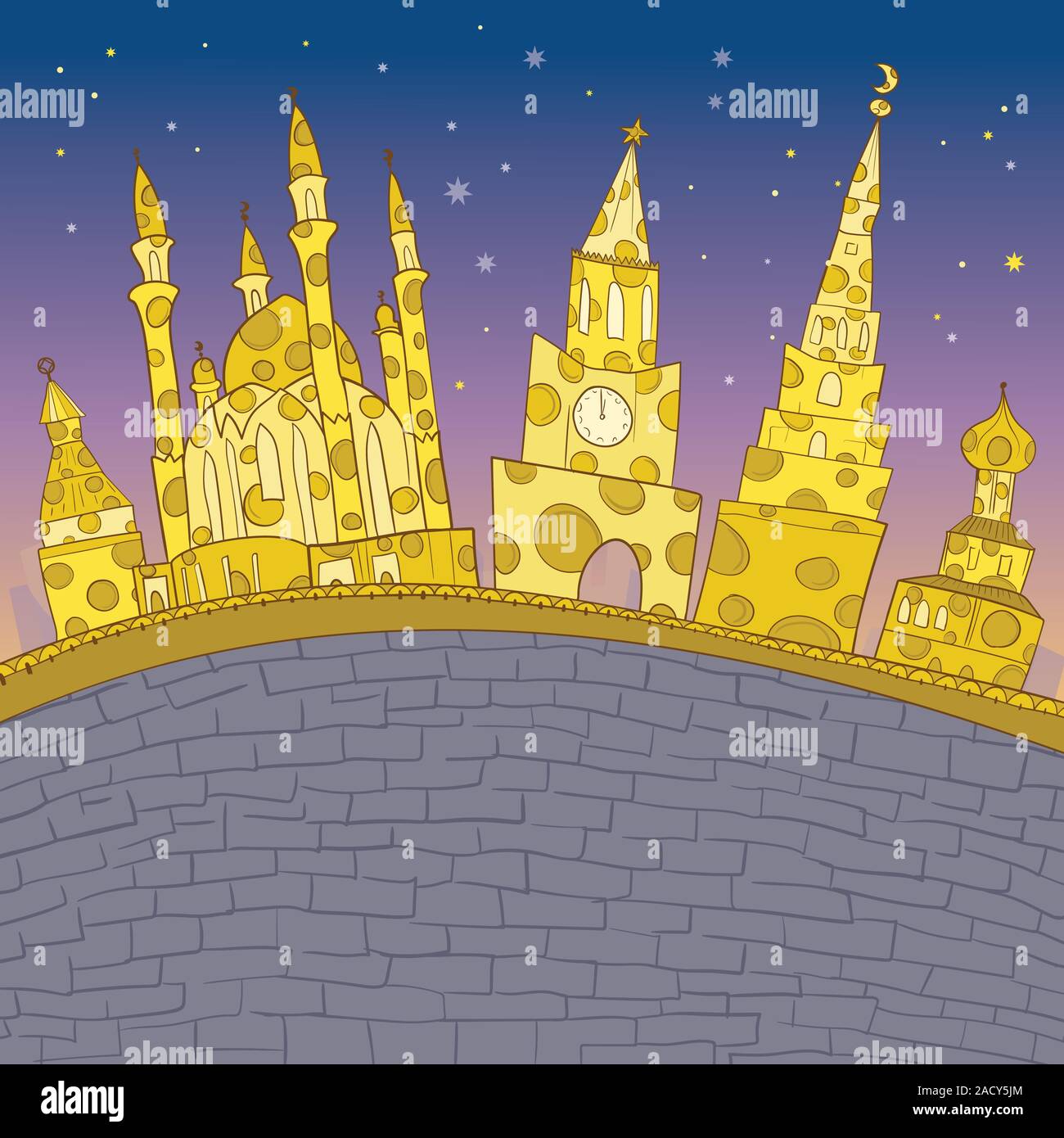 December street food Stock Vector Images - Alamy