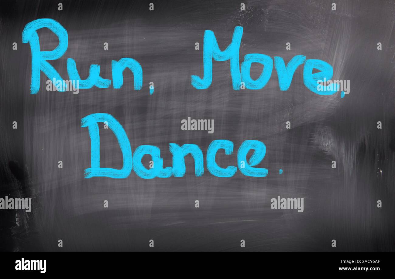 Run Move Dance Concept Stock Photo - Alamy