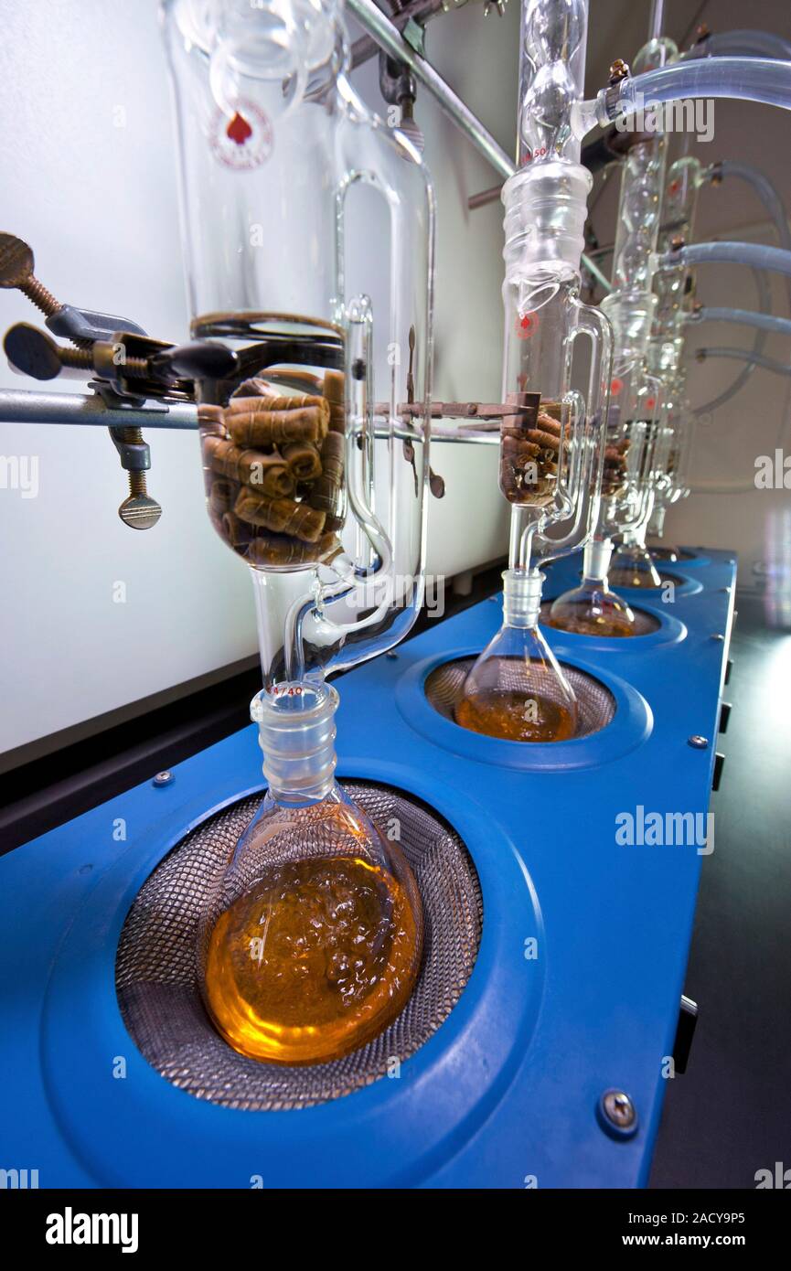 Molecular beam mass spectrometer. High throughput tea bag extraction ...