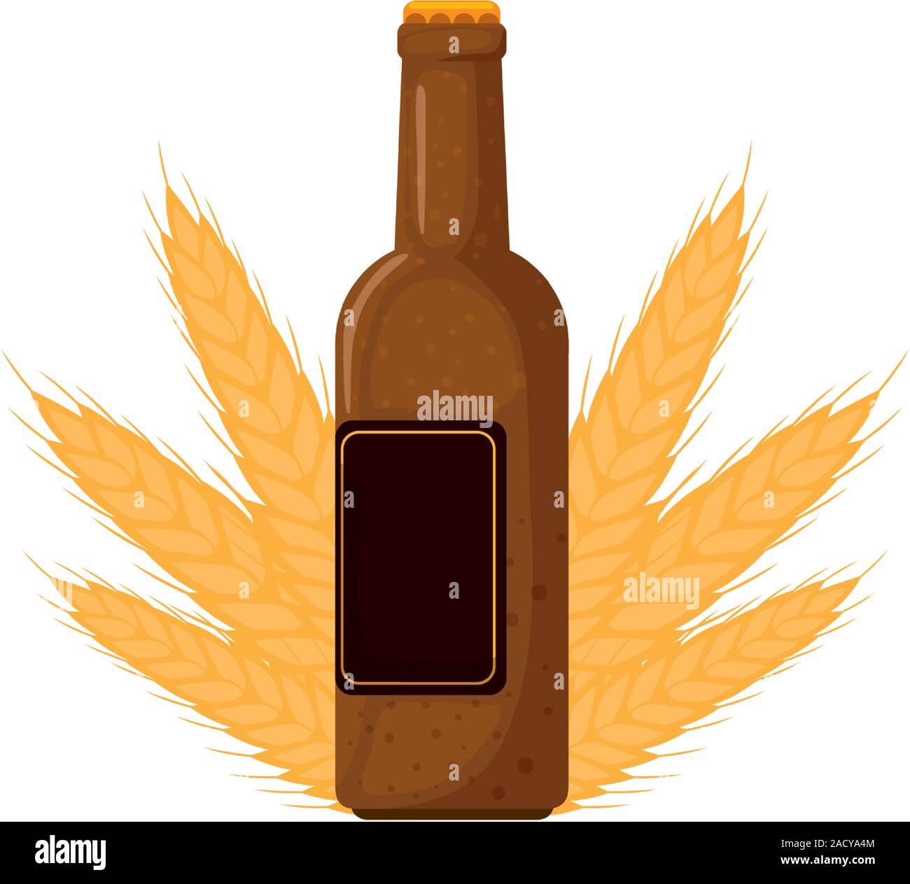 Isolated beer bottle vector design Stock Vector Image & Art - Alamy