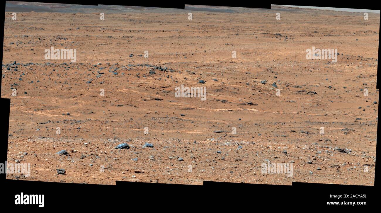 Waypoint 1, Mars, Curiosity Rover image. 'Darwin' outcrop at Waypoint 1 ...