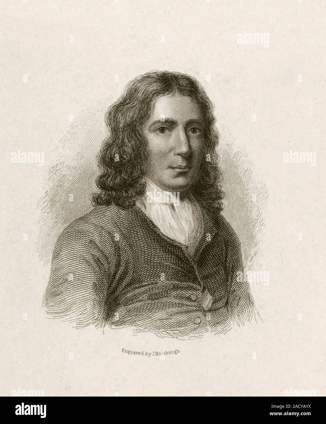William Dampier (1651-1715). Historical portrait of the English ...