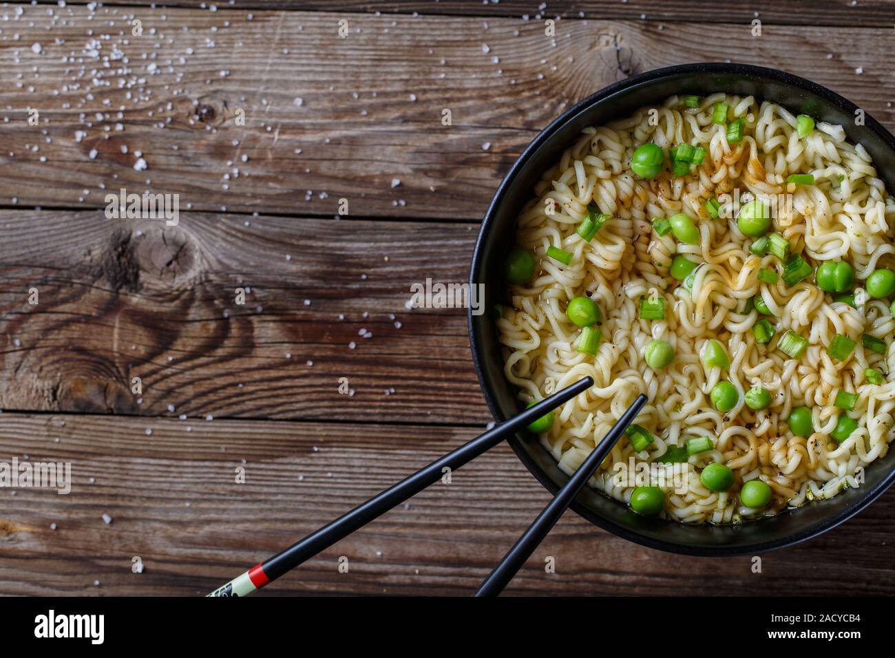 Chinese noodles. Top view Stock Photo - Alamy