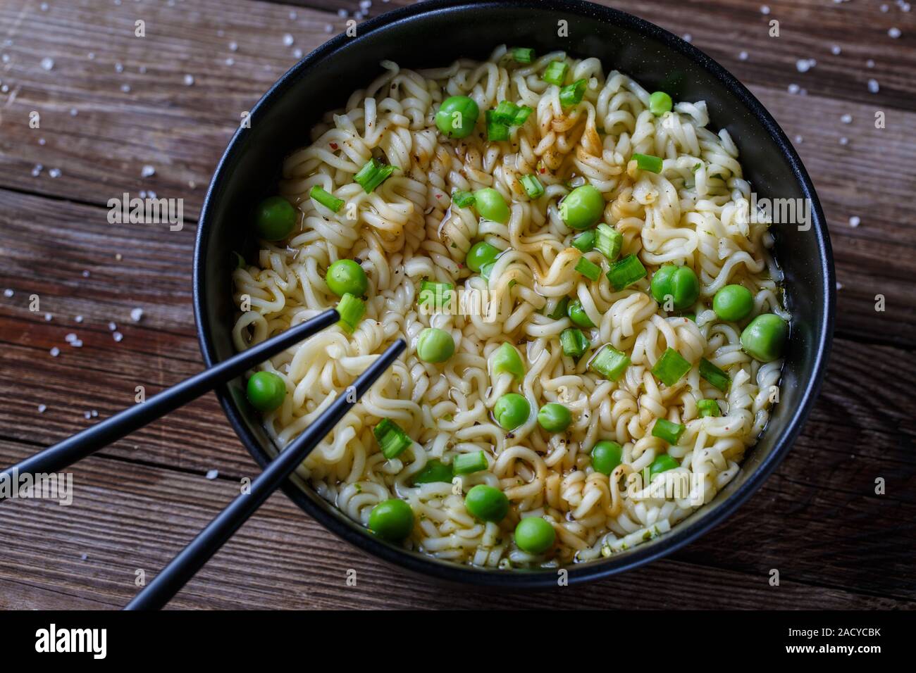 Chinese noodles. Top view Stock Photo - Alamy