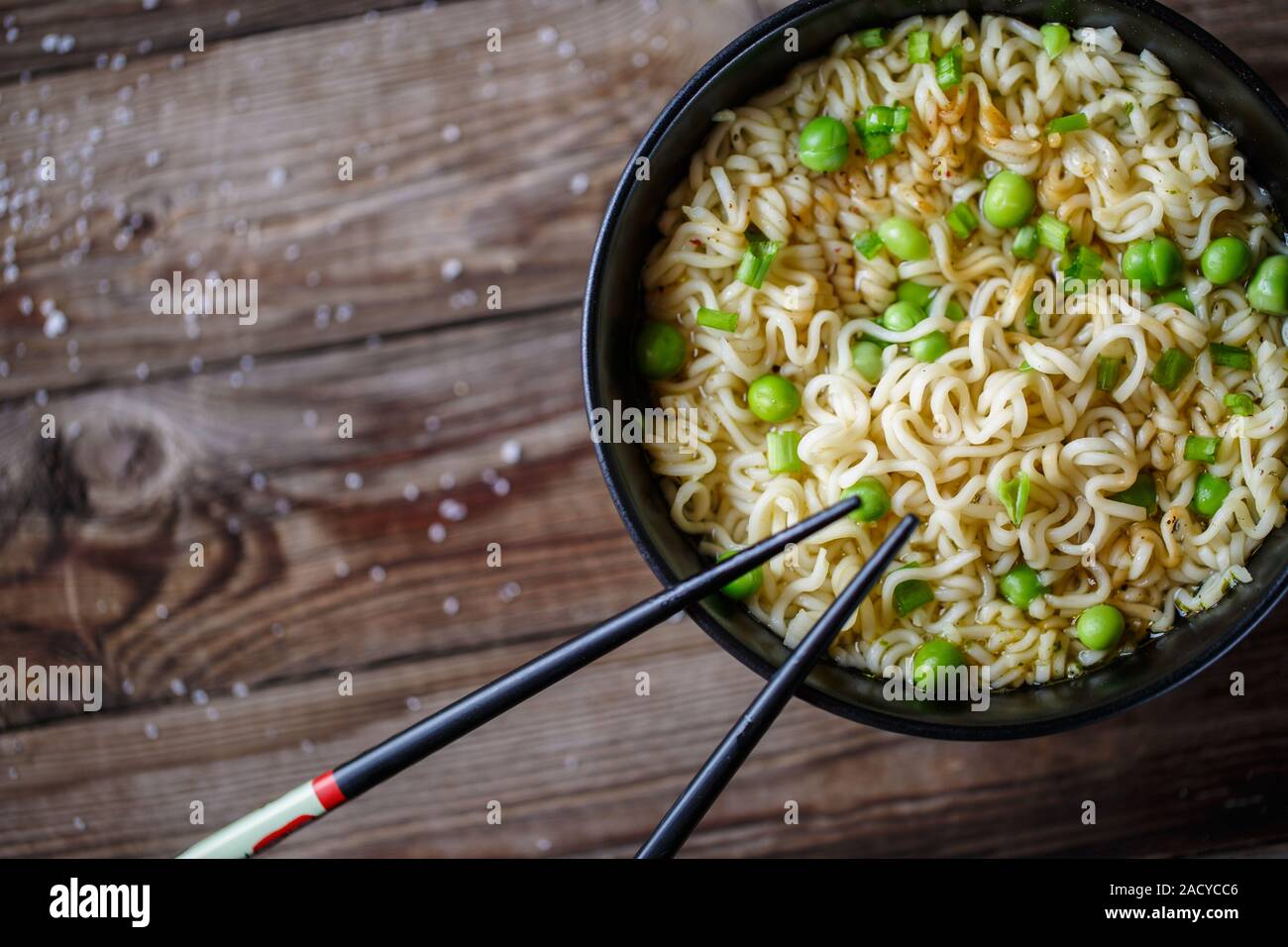 Vegetable noodles, top view hi-res stock photography and images - Alamy