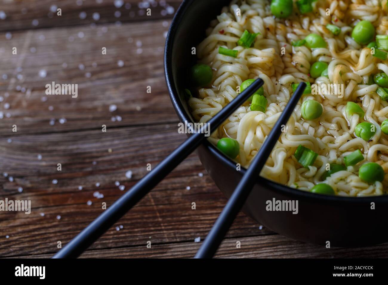 Chinese noodles. Top view Stock Photo - Alamy