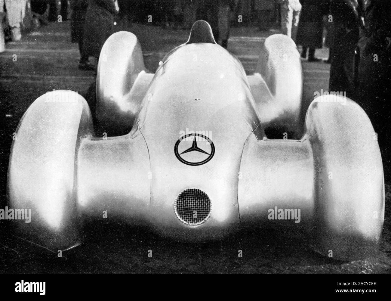 Mercedes W154 racing car. Historical image of the Mercedes-Benz W154 ...