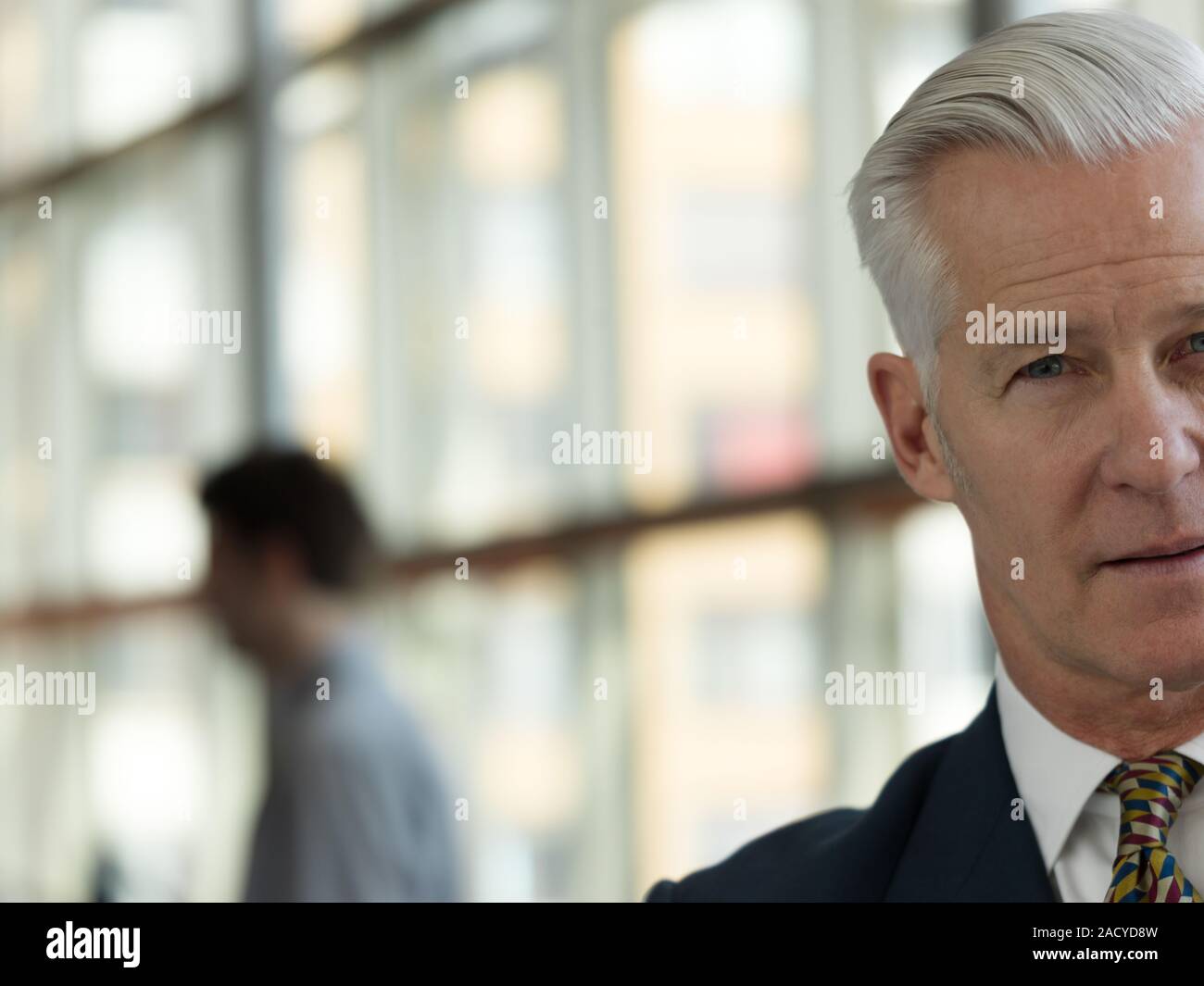 portrait of handsome senior Business man Stock Photo - Alamy