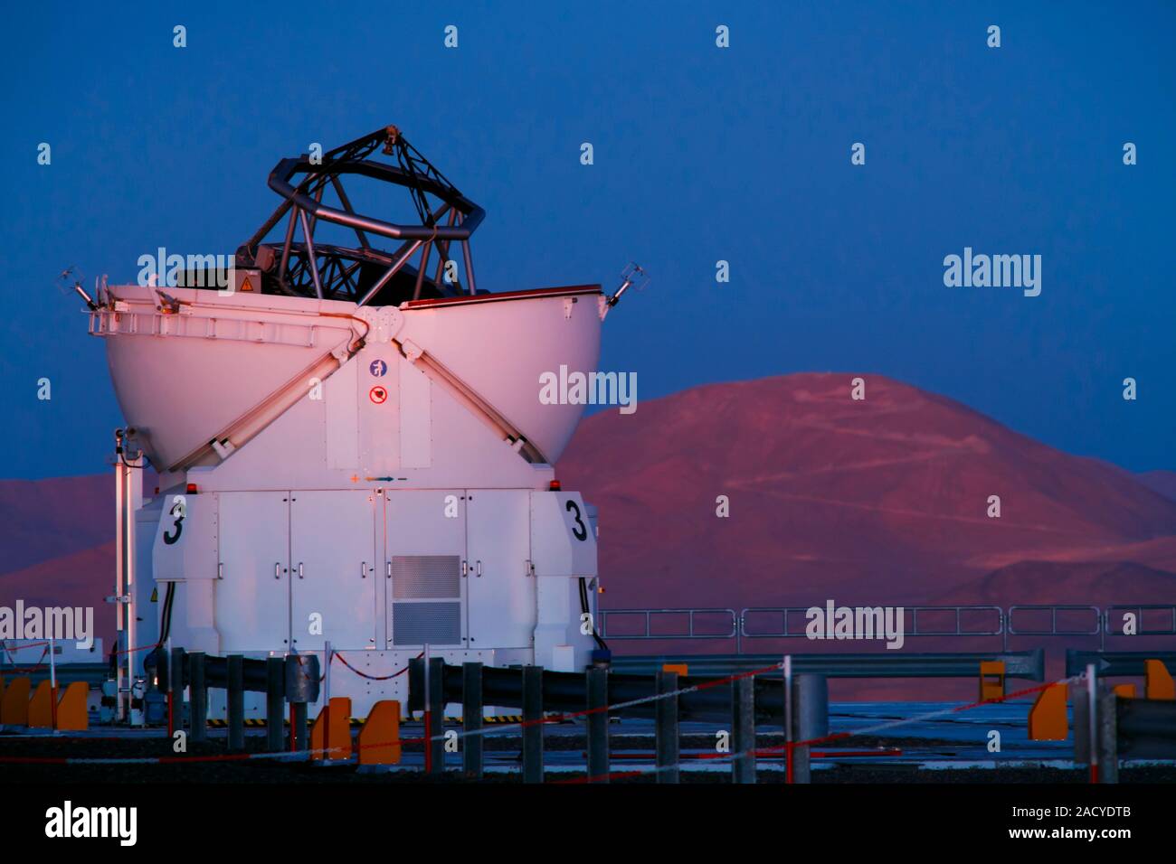 Very Large Telescope. One of the auxiliary telescopes of the Very Large ...