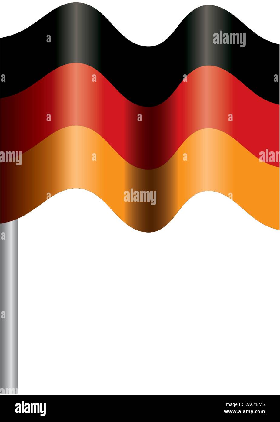 Isolated germany flag vector design Stock Vector Image & Art - Alamy