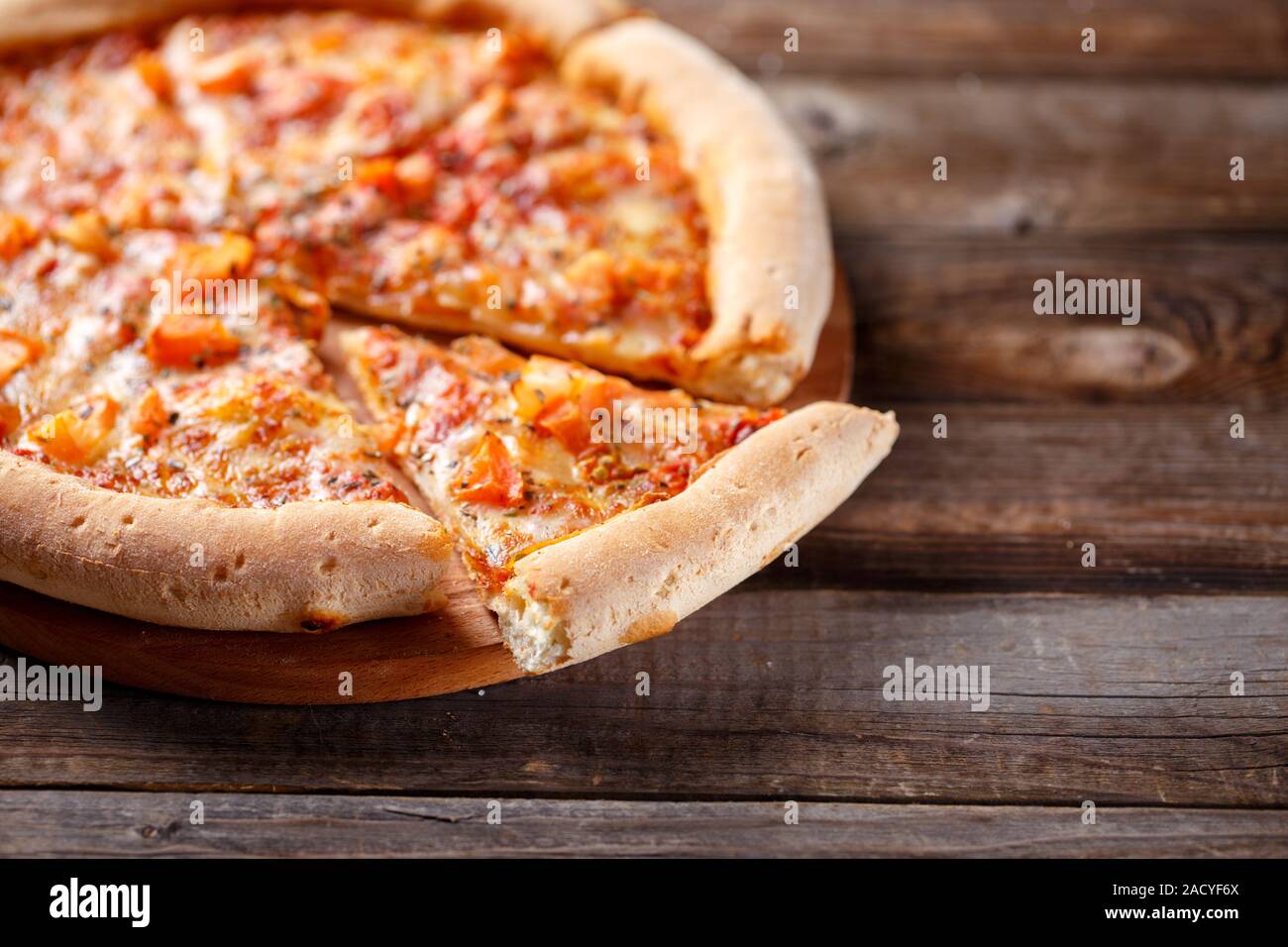Delicious italian pizza Stock Photo - Alamy