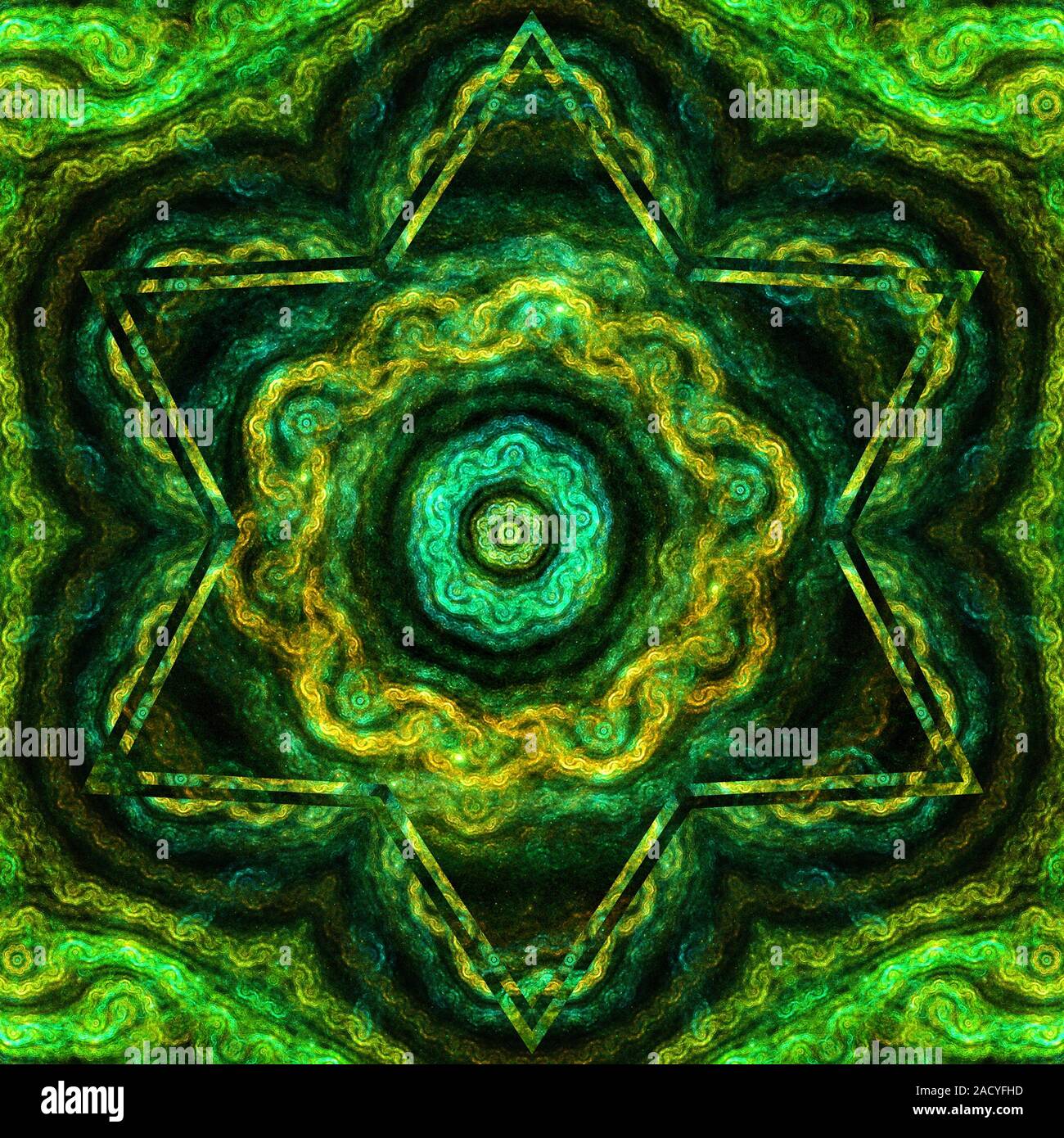 GREEN COLORFUL ABSTRACT PATTERNS Stock Photo - Alamy